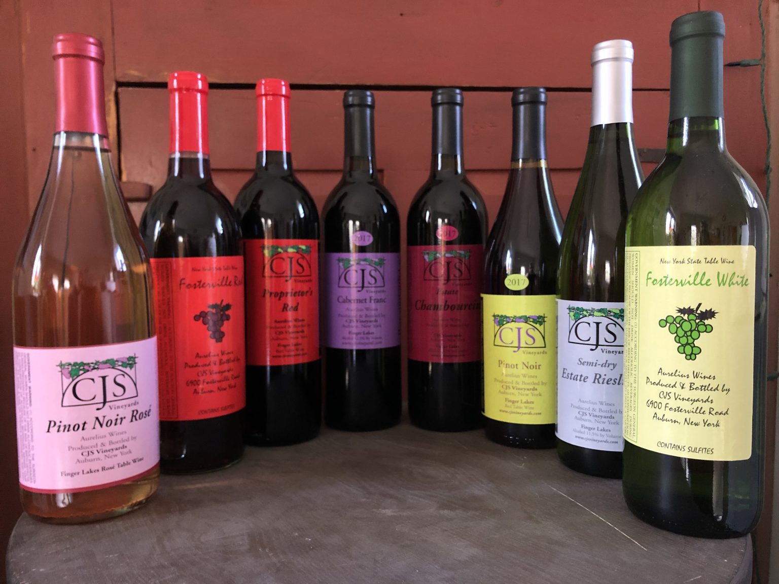 wine list – CJS vineyards